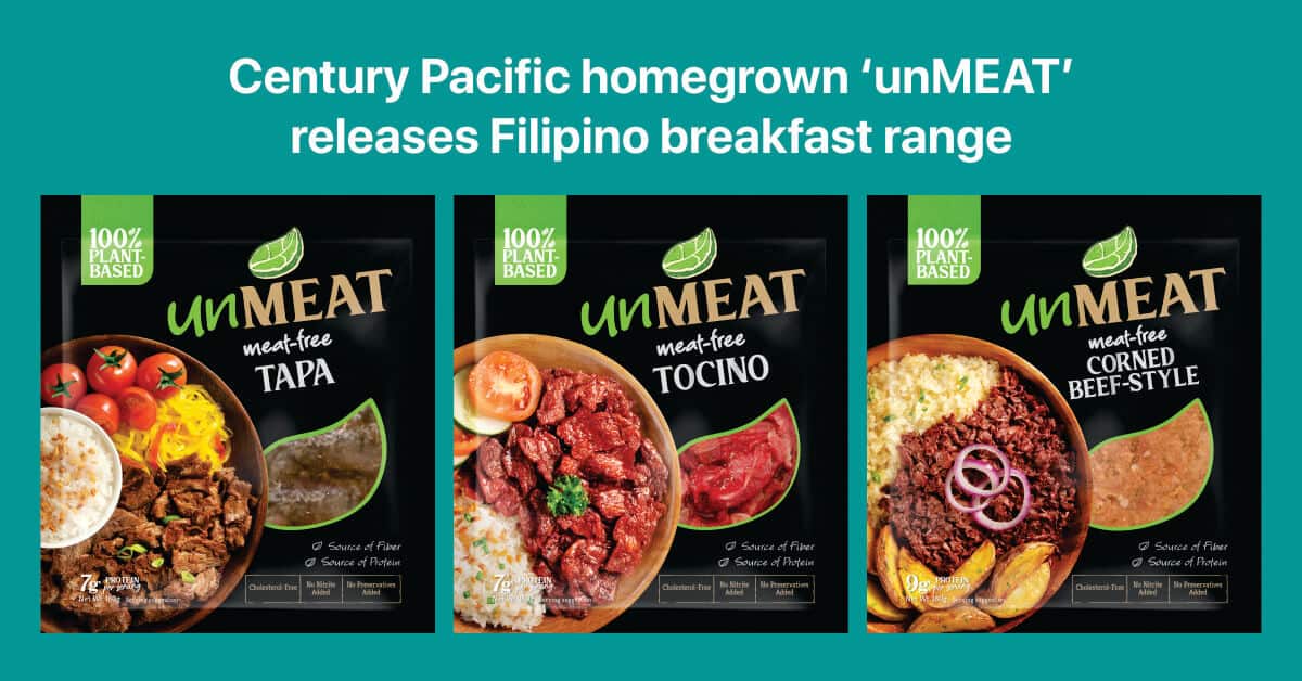 Century Pacific’s homegrown ‘unMEAT’ releases Filipino breakfast range ...